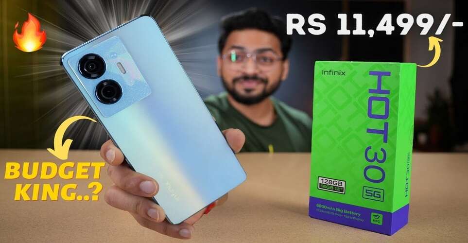 Infinix Hot 30 5G Smartphone Comes With 6.6 inch HD+ 1PS Display & 5000mAh Powerful Battery ...