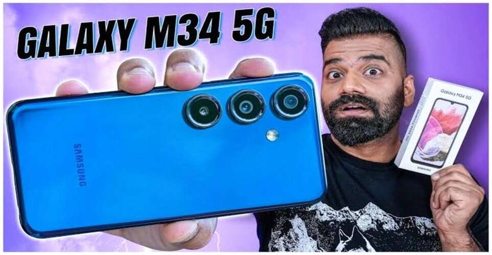 Samsung Galaxy M34 5G Smartphone With 256GB Storage, 6000mAh Battery ...