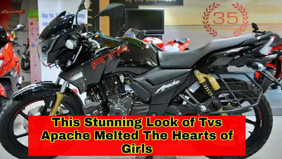 This Stunning Look of Tvs Apache Melted The Hearts of Girls