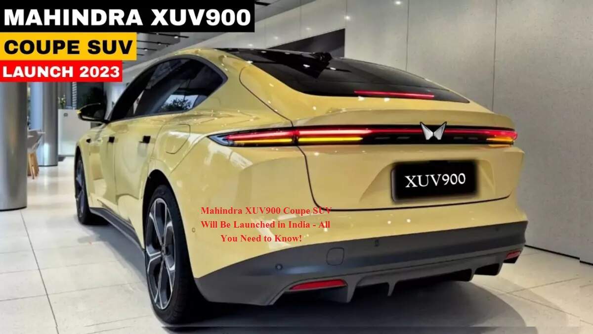 Mahindra XUV900 Coupe SUV Will Be Launched in India - All You Need to Know!