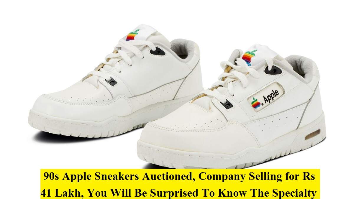 90s Apple Sneakers Auctioned, Company Selling for Rs 41 Lakh, You Will ...